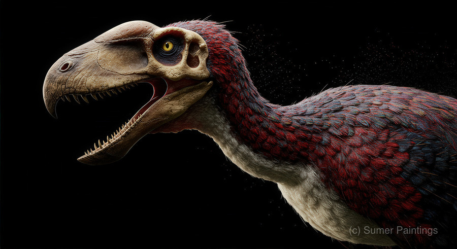 Hyperrealistic Paleoart Reconstruction of Phorusrhacos longissimus ...