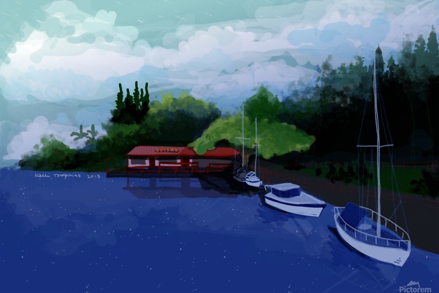 Suisan Fish Market by Mint Fresca Wall Art