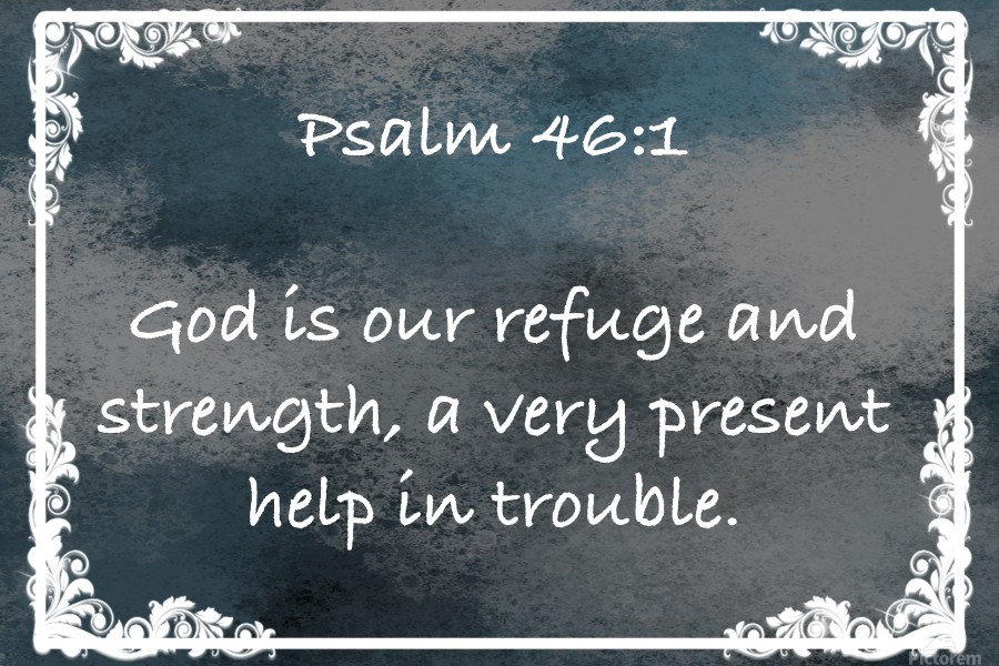 Psalm 46 1 9CH by Scripture on the Walls Wall Art