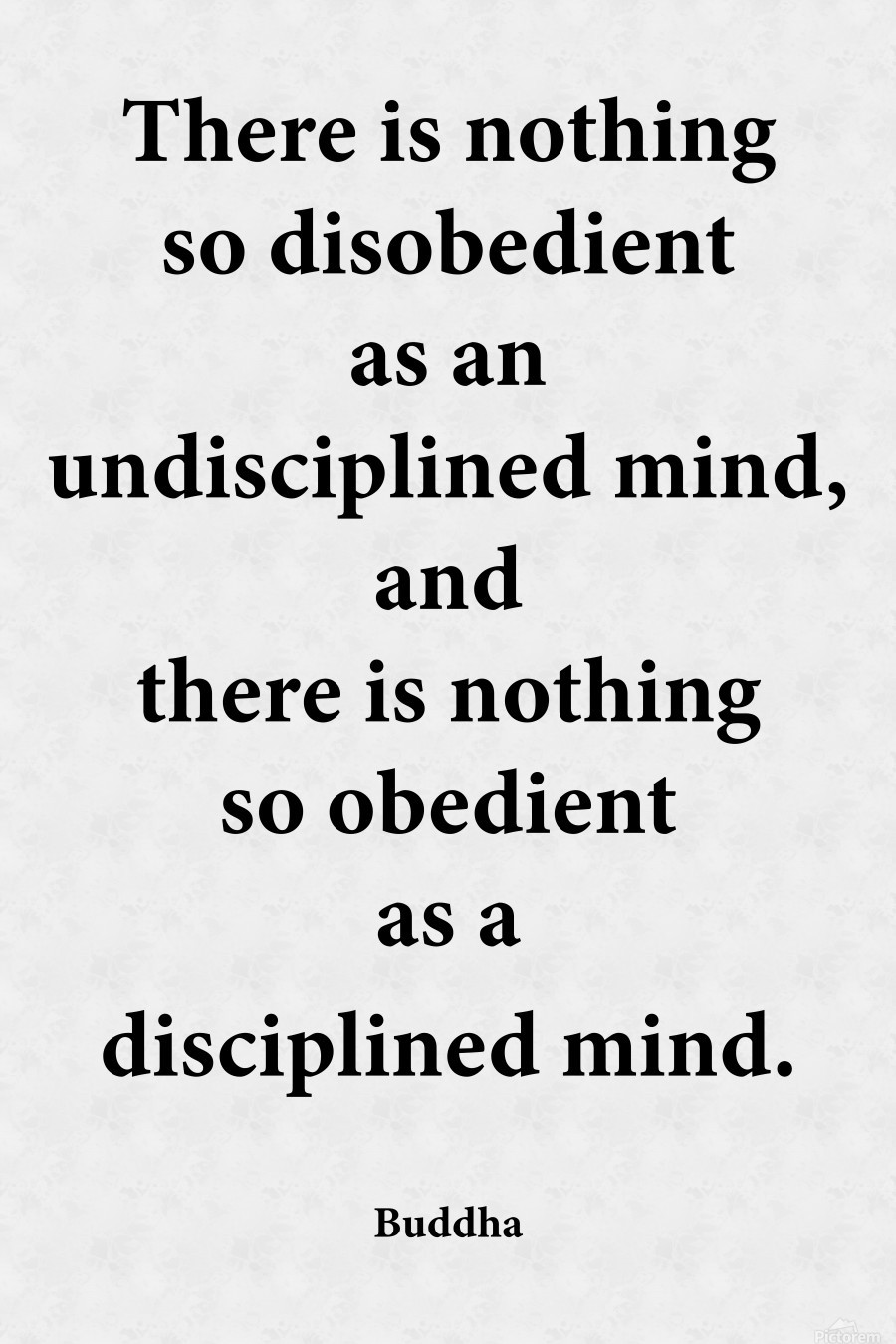 Disciplined Mind by Scripture on the Walls Wall Art