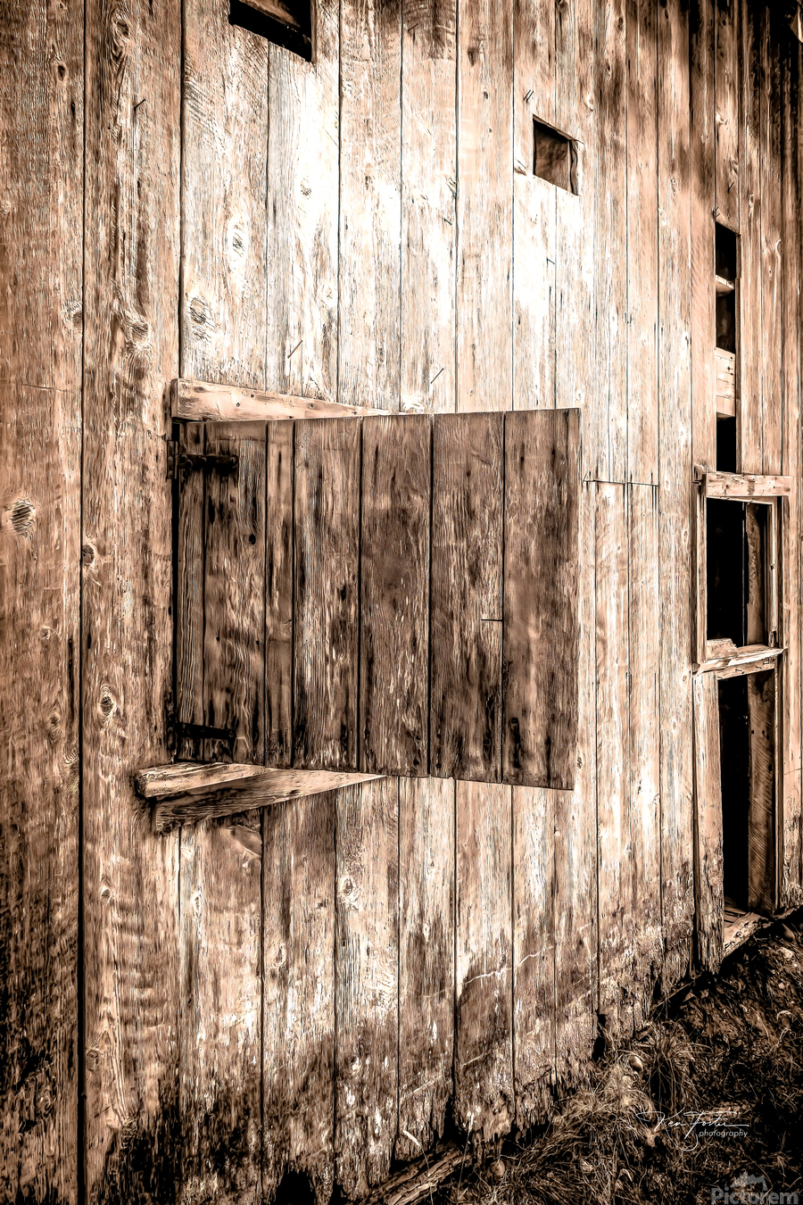 Barn Board by KenFoster Photography Wall Art