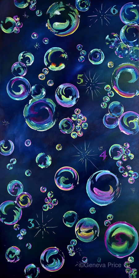 Bubbles Growth Chart by Geneva Price Wall Art