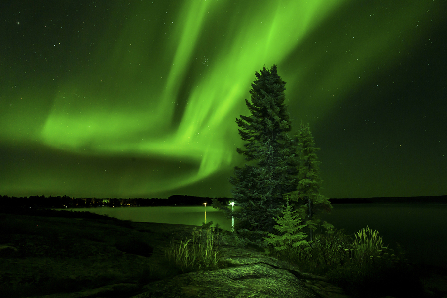 Aurora Reflections by Denis Bresolin Photography Wall Art