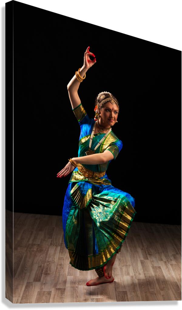 Beautiful girl dancer of Indian classical dance Bharatanatyam by Dmitry ...