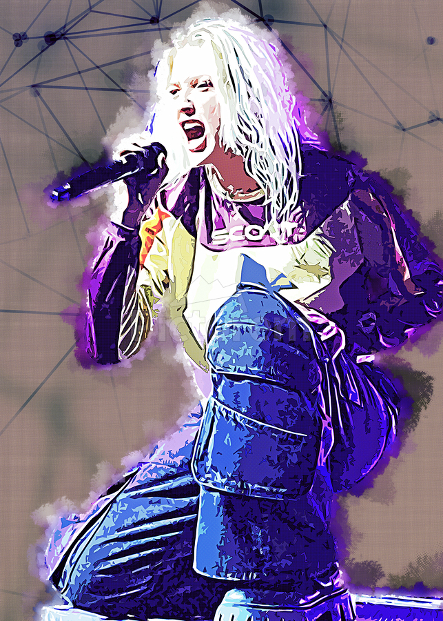 Art of Emily Armstrong by neonartroom Wall Art