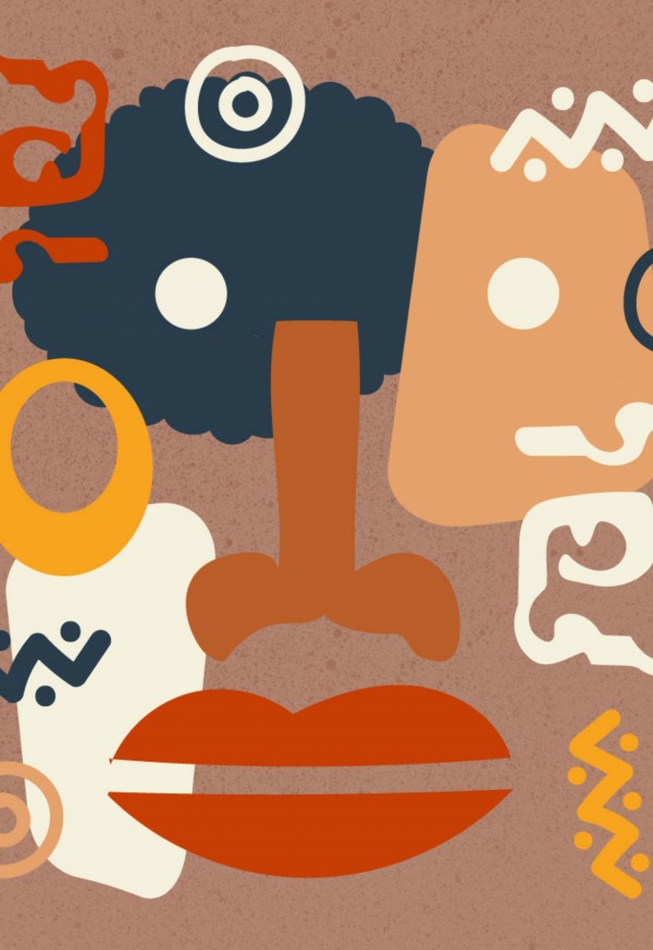 African-Afro Descendant Pattern by Pagoda Wall Art