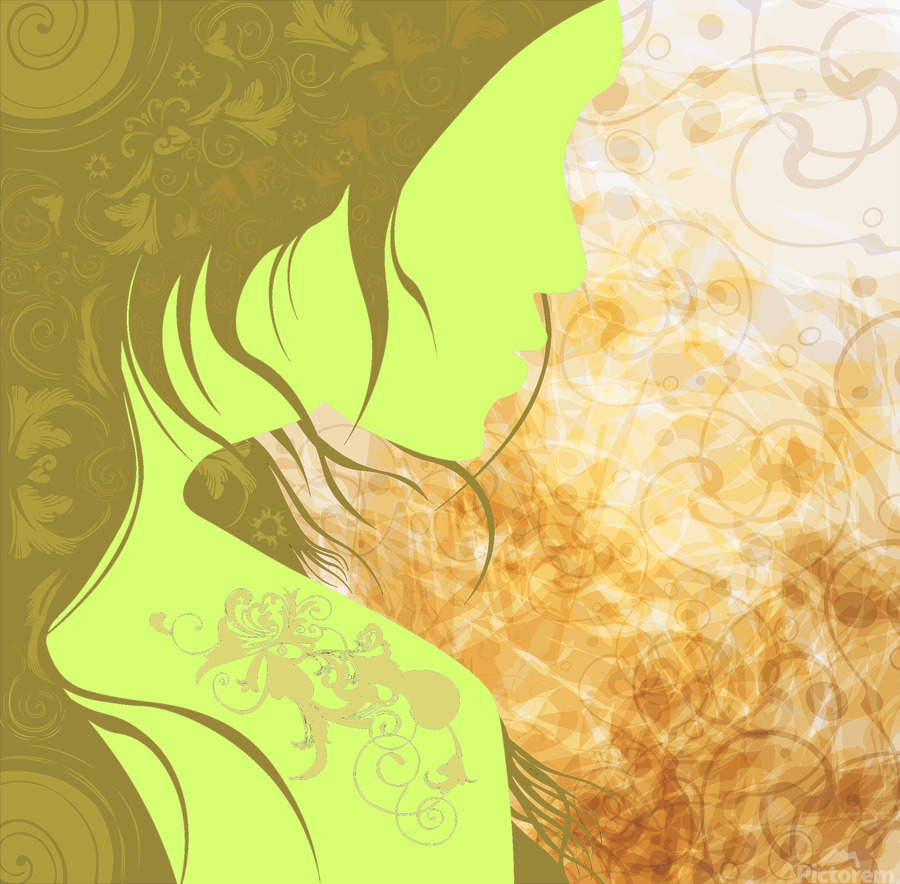 A girl9Purple1grishBlzPurrLightsGrzzz by TheOn Wall Art