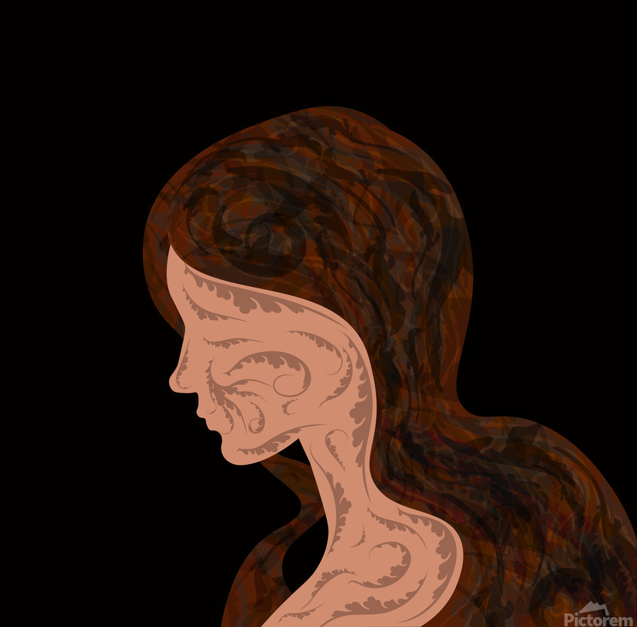 BrownieGirlAblack 1 by TheOn Wall Art