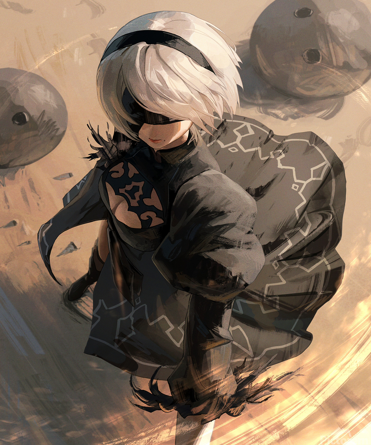 NieR Automata by MikeVPfaff Wall Art