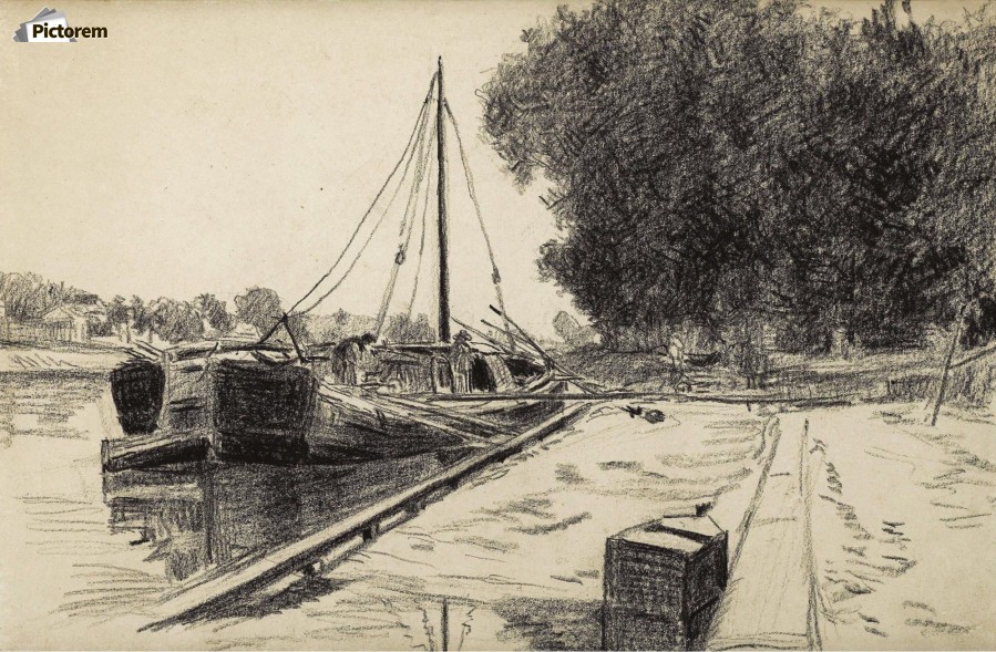 The Barque by Maximilien Luce Wall Art
