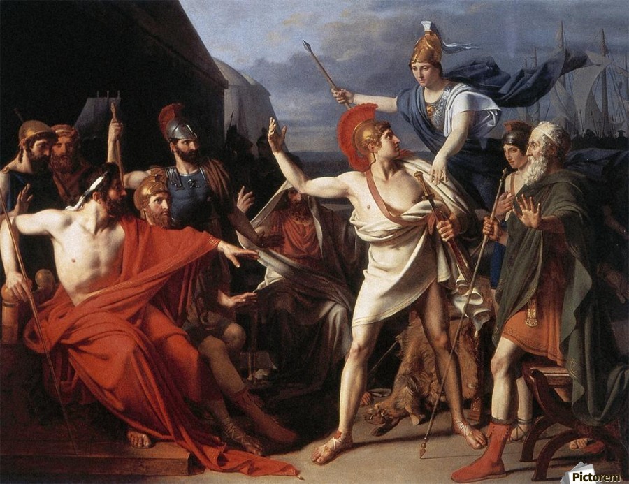 The Wrath of Achilles, 1810 by Michel Martin Drolling Wall Art