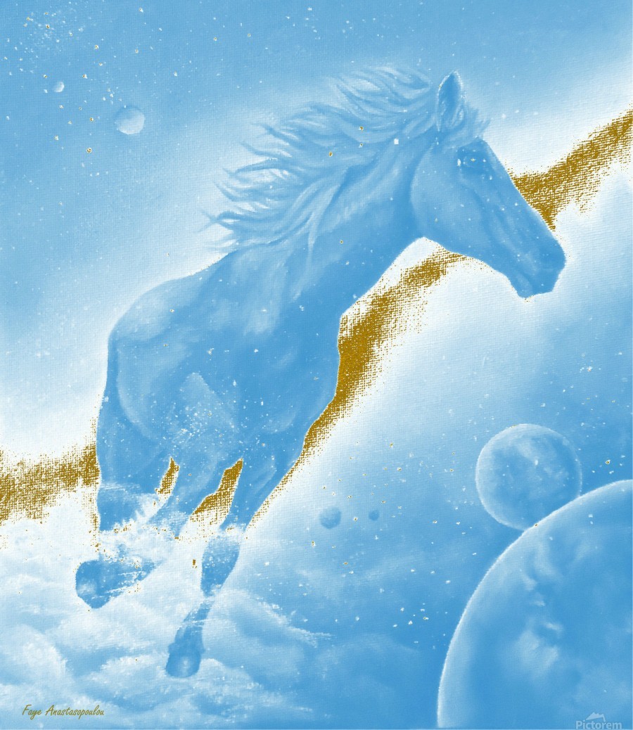 Celestial Horse by Faye Anastasopoulou Wall Art