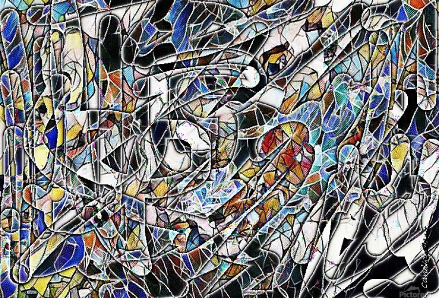 Color Art Abstract Pattern by Candid Art Wall Art