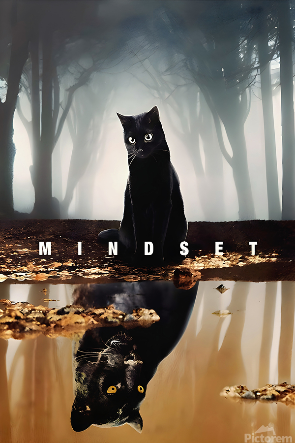 Mindset Motivational Print by Conceptual Photography Wall Art
