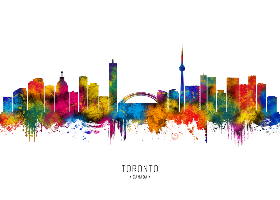 Toronto Skyline by Towseef Dar Wall Art