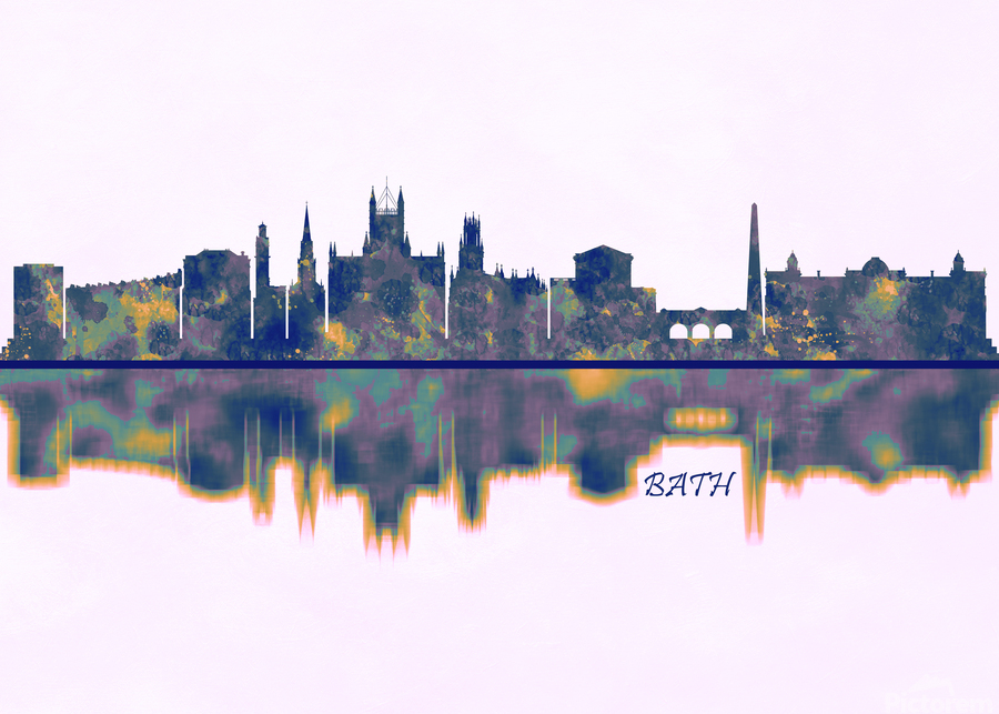 Bath Skyline by Towseef Dar Wall Art