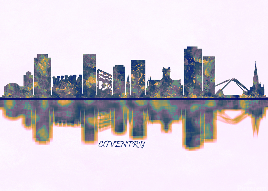 Coventry Skyline by Towseef Dar Wall Art