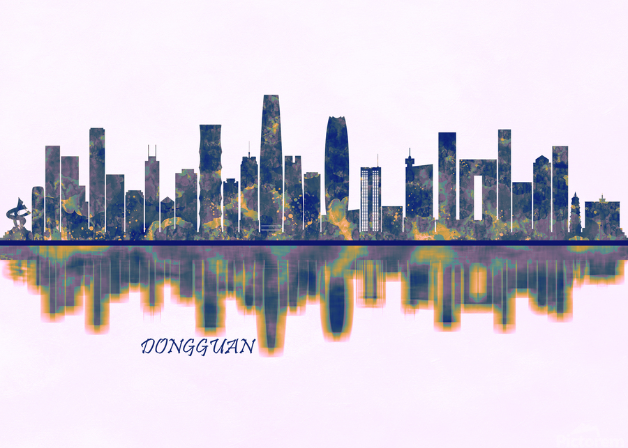 Dongguan Skyline by Towseef Dar Wall Art