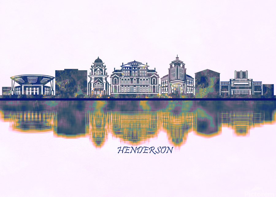 Henderson Skyline by Towseef Dar Wall Art