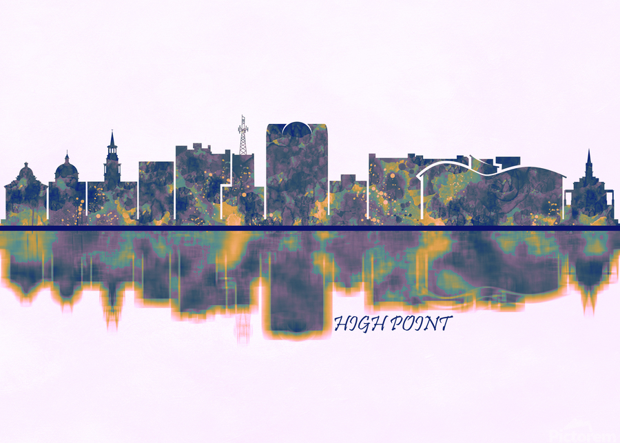 High Point Skyline by Towseef Dar Wall Art