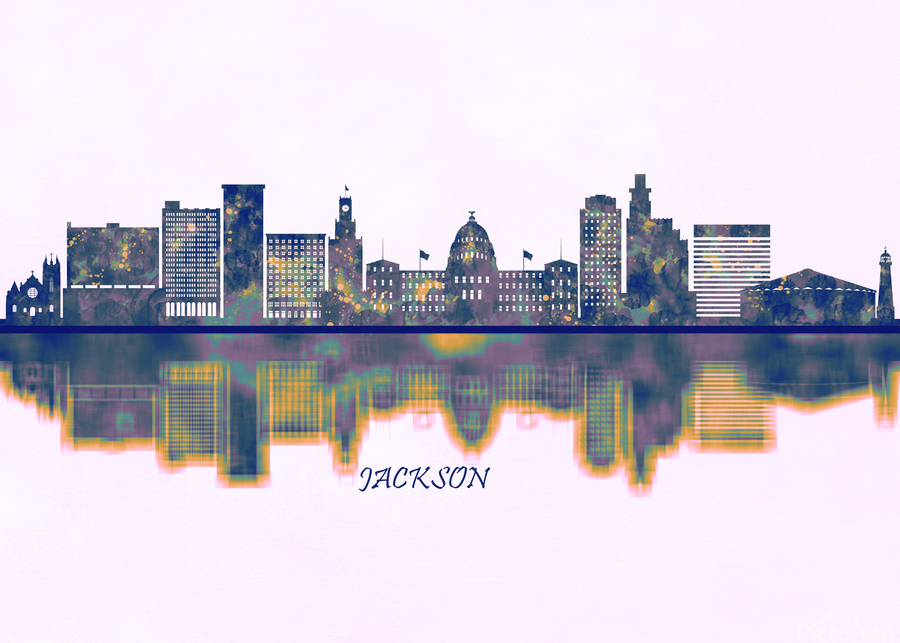 Jackson Skyline by Towseef Dar Wall Art