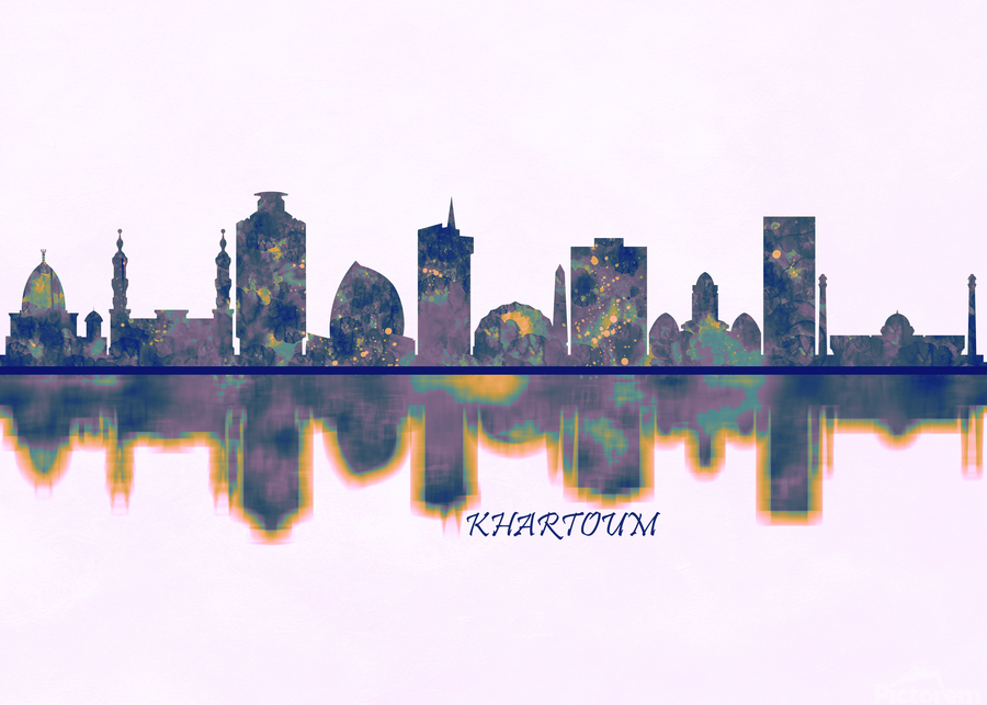 Khartoum Skyline by Towseef Dar Wall Art