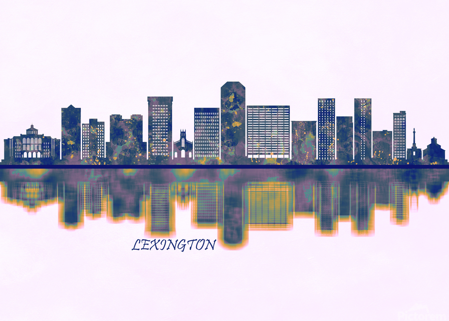 Lexington Skyline by Towseef Dar Wall Art