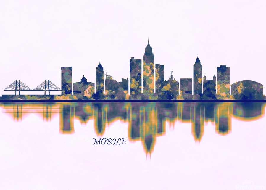 Mobile Skyline by Towseef Dar Wall Art