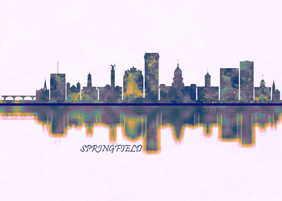 Springfield Illinois by Towseef Dar Wall Art