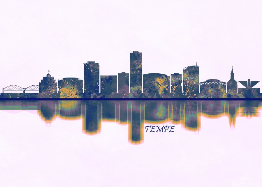 Tempe Skyline by Towseef Dar Wall Art