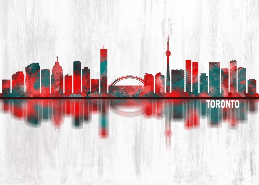 Toronto Skyline by Towseef Dar Wall Art