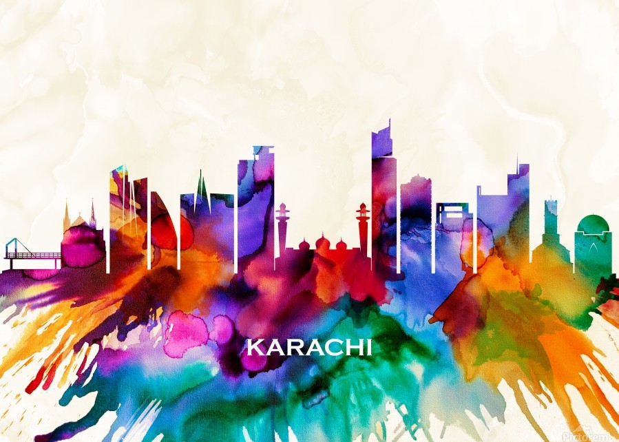 Karachi Pakistan by Towseef Dar Wall Art
