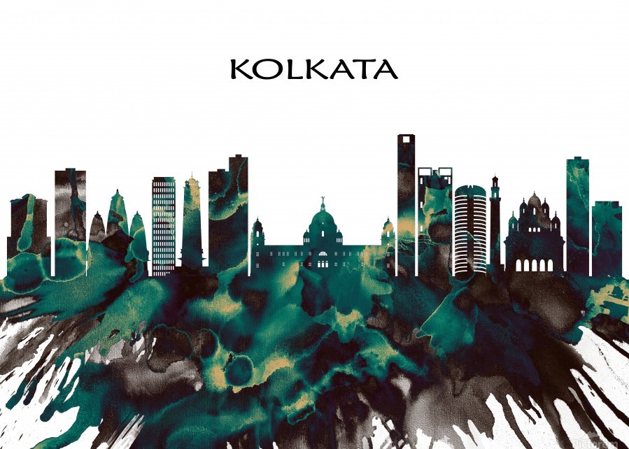 Kolkata Skyline by Towseef Dar Wall Art