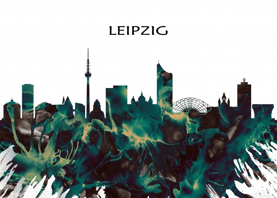 Leipzig Skyline by Towseef Dar Wall Art