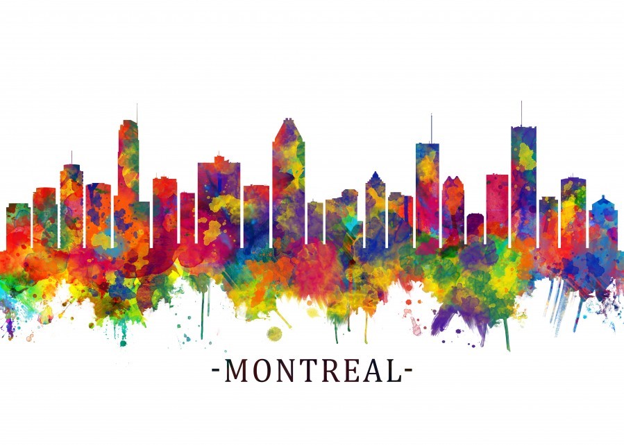 Montreal Skyline by Towseef Dar Wall Art