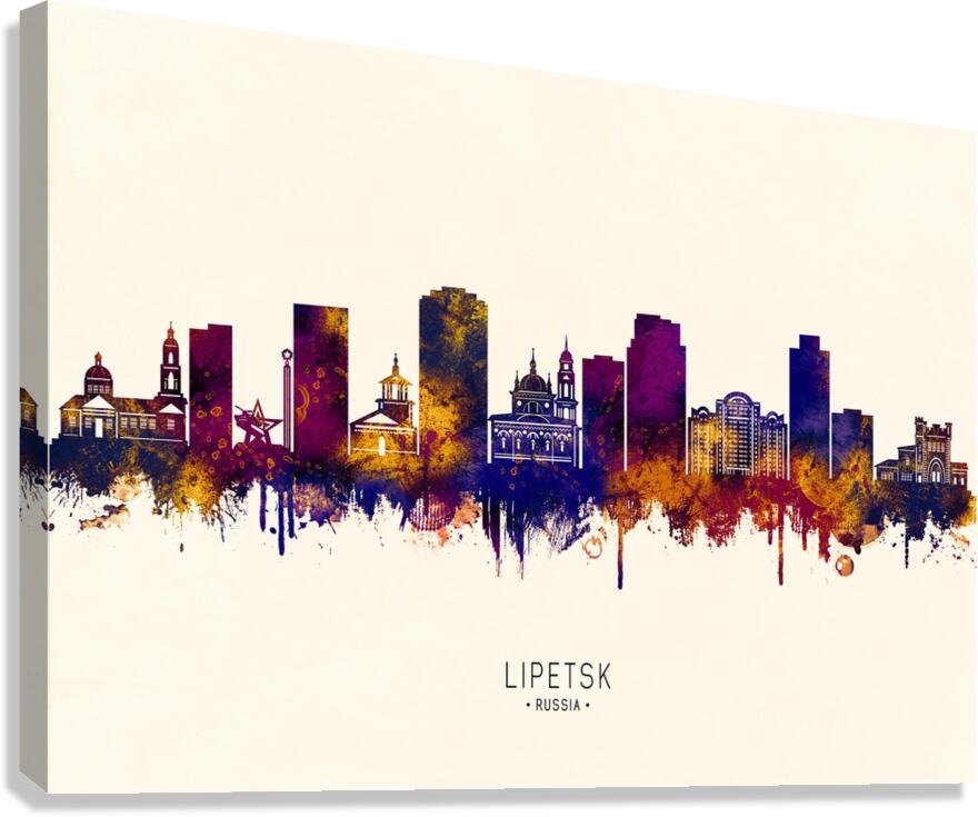 Lipetsk Russia Skyline by Towseef Dar Wall Art