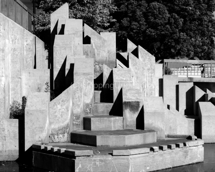 Brutalist Bridge Structure by HoppingUndead Wall Art