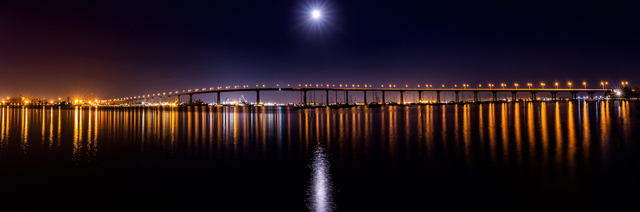 Coronado Bridge by C R Fine Arts by Branded Exposure LLC Wall Art