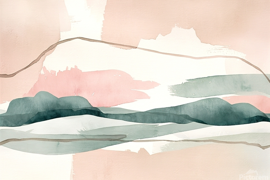 Watercolor pastel colors aesthetic minimalism bac by Gheorghe Stanescu ...