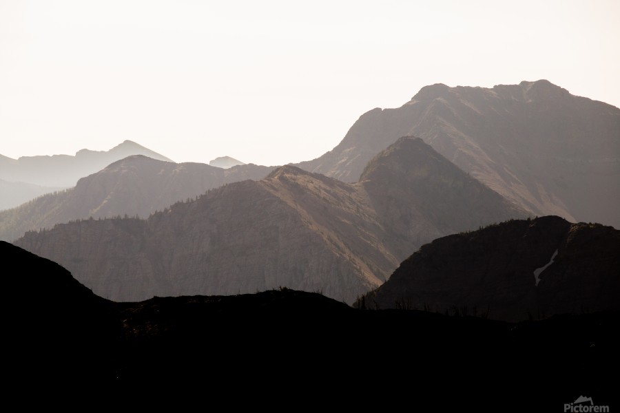 Flathead Layers by Evan Dux Photography Wall Art