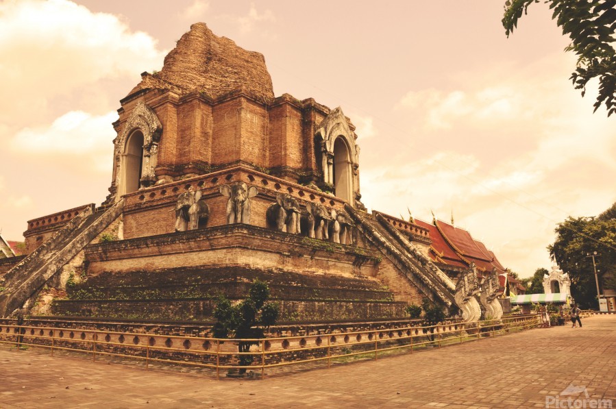 Wat Chang Man by Elca Burger Photography Wall Art