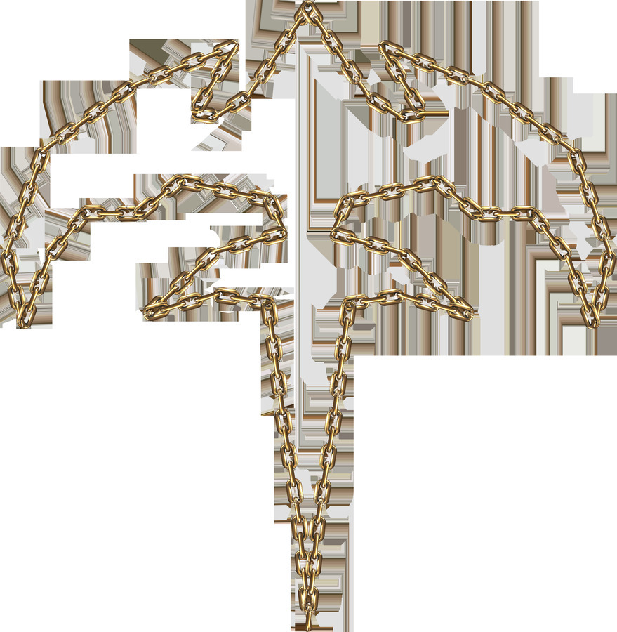 Chained Tri Ryche - abstract 1 par The Ryche Shop