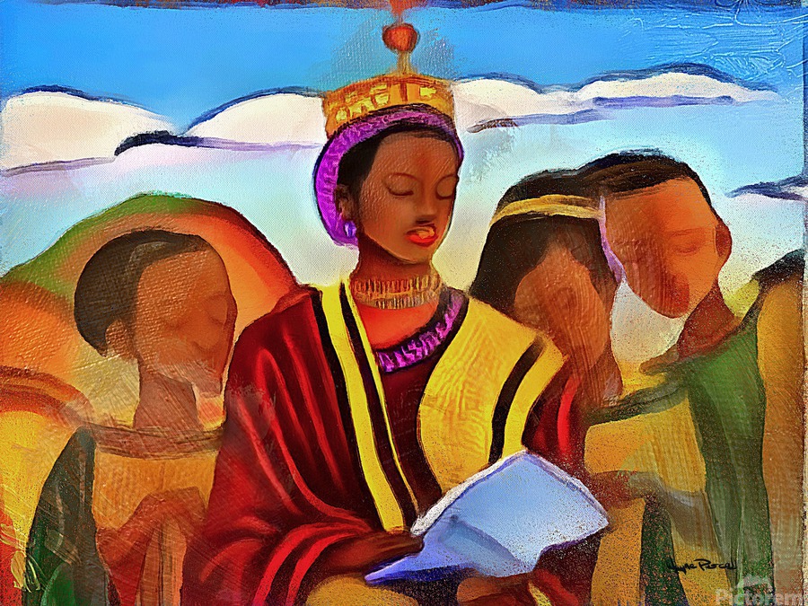 CANDACE - Queen of the Ethiopians by Wayne Pascall Art Wall Art