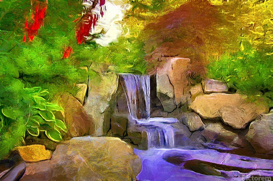Zen Flow by Wayne Pascall Art Wall Art