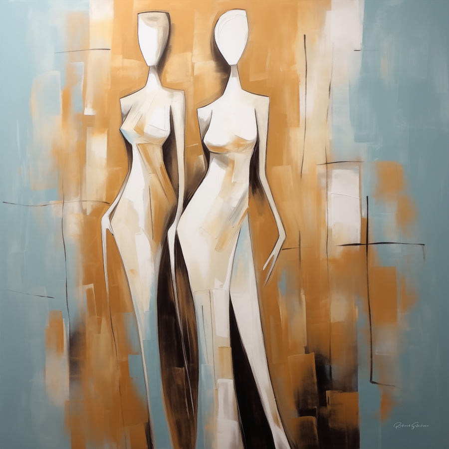 Santorini Silhouettes by Roderick Sebastiaan Wall Art