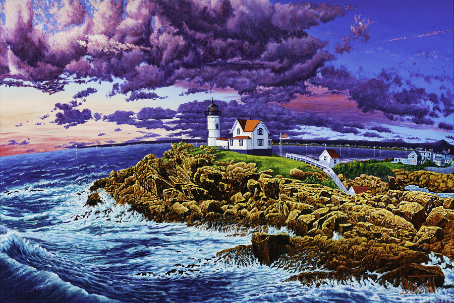 Nubble Light by Brian Hewitt Kind Art Wall Art