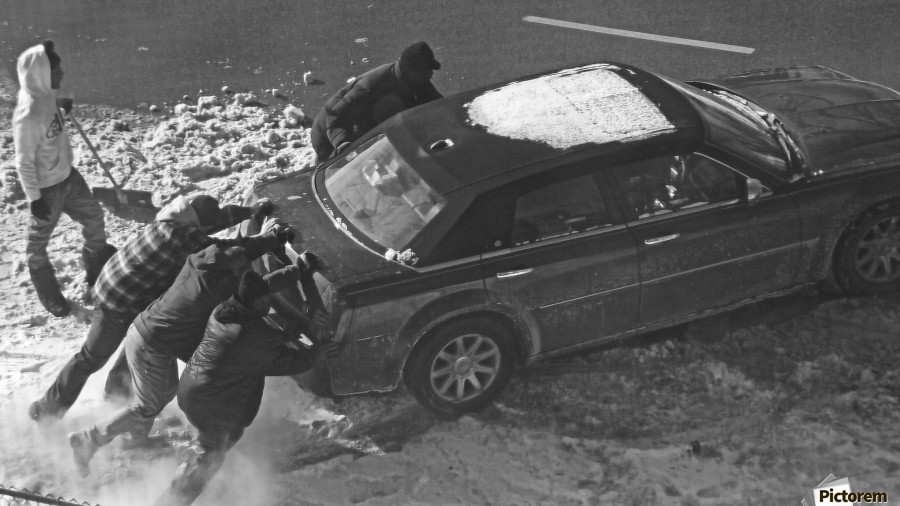 PUSH by CARLEEN CLIFTON BRAGG Wall Art