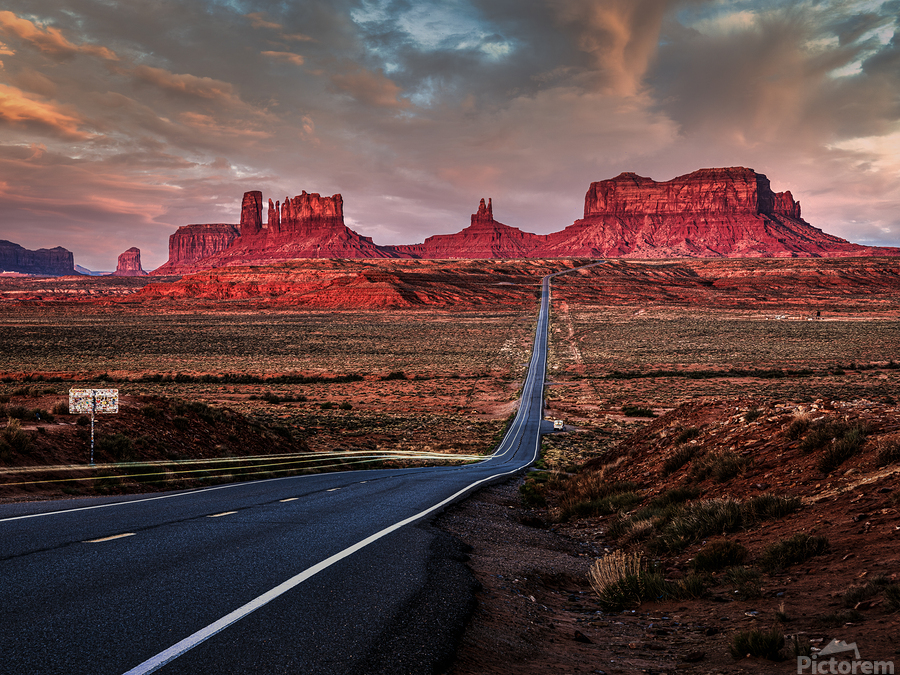 Forrest Gump Point Monument Valley by Robbie Green Photography Wall Art