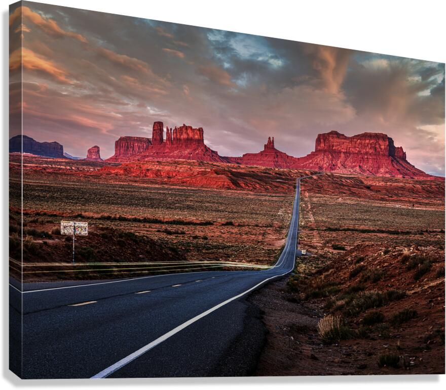 Forrest Gump Point Monument Valley by Robbie Green Photography Wall Art