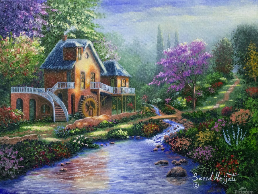 A Simpler Time by Saeed Hojjati Wall Art